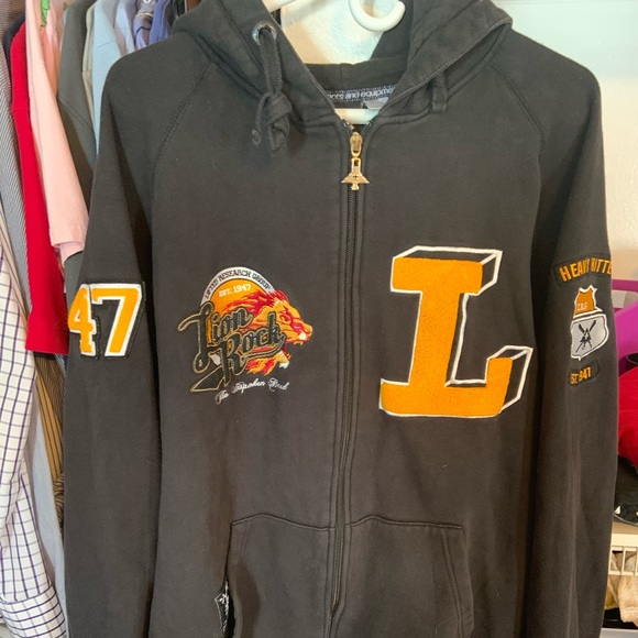Lrg | Shirts | Rare Vintage Lrg Lion Rock Hoodie | Poshmark
